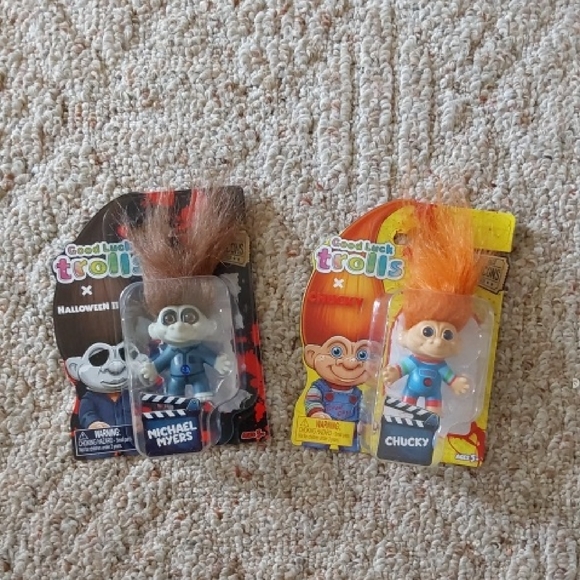 Dreamworks | Toys | Michael Myers And Chucky Troll Doll Collectible ...